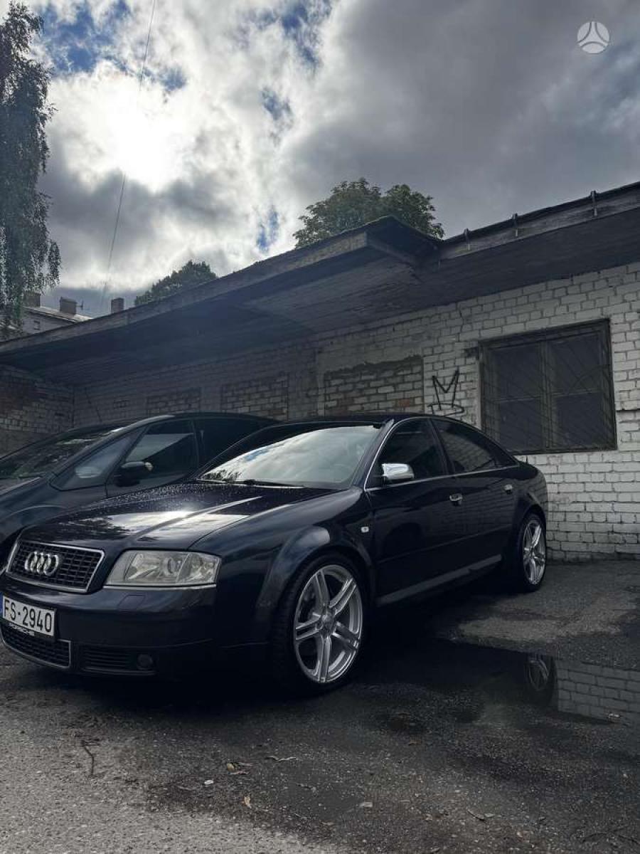 Blue Audi S6 2000 in Riga, with an engine capacity of 4.17 L and mileage of 342 thousand km for 5999 €, photo 7 on AUTOMOTO.COM.LV