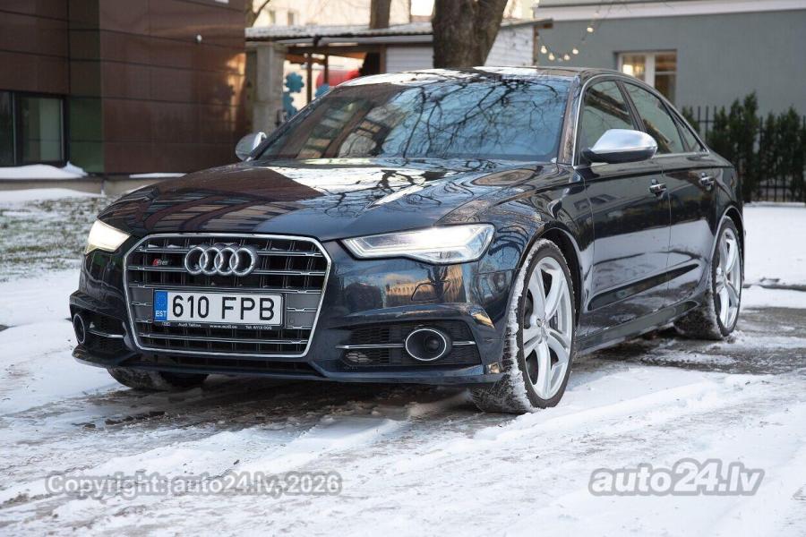Blue Audi S6 2016 in Tallinn, with an engine capacity of 4.00 L and mileage of 219 thousand km for 19900 €, photo 2 on AUTOMOTO.COM.LV