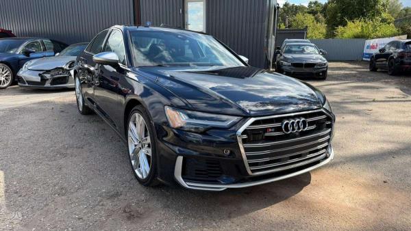 Zils Audi S6 2023 Ukmergė, ar dzinēja tilpumu 2.89 L un nobraukumu 23 tūkst. km par 38499 €, foto 1 vietnē AUTOMOTO.COM.LV
