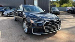 Blue Audi S6 2023 in Ukmerge, with an engine capacity of 2.89 L and mileage of 23 thousand km for 38499 €, photo 1 on AUTOMOTO.COM.LV