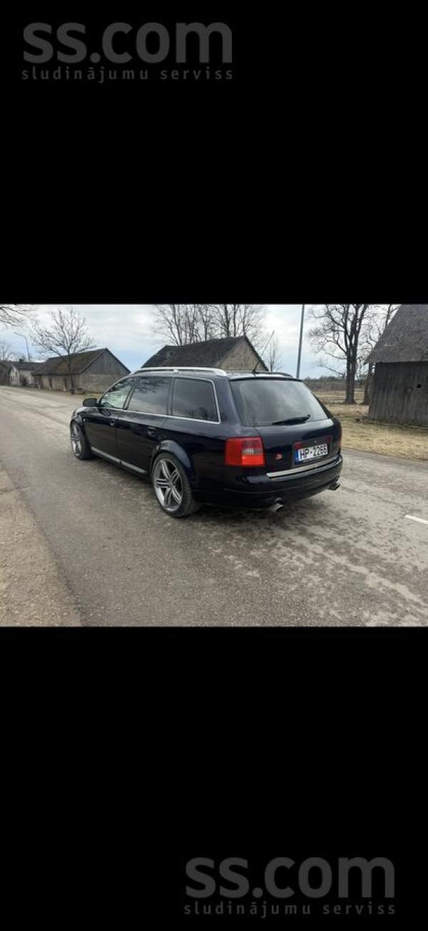 Blue Audi S6 1999 in Aizkraukle, with an engine capacity of 4.20 L and mileage of 356 thousand km for 4900 €, photo 3 on AUTOMOTO.COM.LV