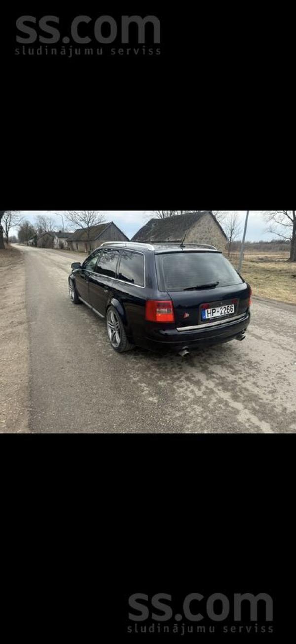 Blue Audi S6 1999 in Aizkraukle, with an engine capacity of 4.20 L and mileage of 356 thousand km for 4900 €, photo 6 on AUTOMOTO.COM.LV