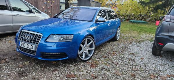 Blue Audi S6 2007 in Tartu, with an engine capacity of 5.20 L and mileage of 328 thousand km for 9900 €, photo 1 on AUTOMOTO.COM.LV