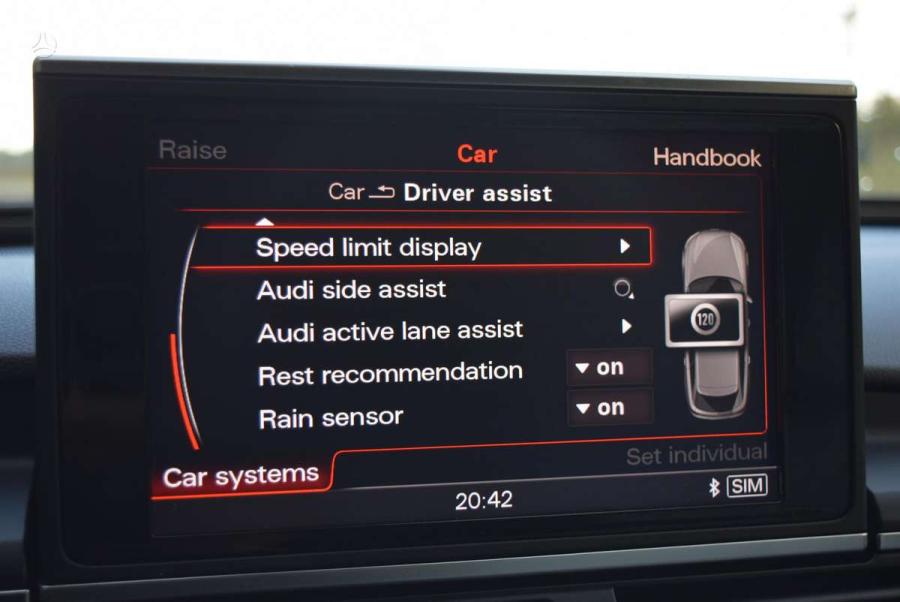 Zils Audi S6 2012 Viļņa, ar dzinēja tilpumu 3.99 L un nobraukumu 189 tūkst. km par 20000 €, foto 20 vietnē AUTOMOTO.COM.LV