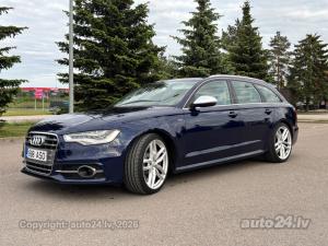 Zils Audi S6 2013 Tallina, ar dzinēja tilpumu 4.00 L un nobraukumu 227 tūkst. km par 23000 €, foto  vietnē AUTOMOTO.COM.LV