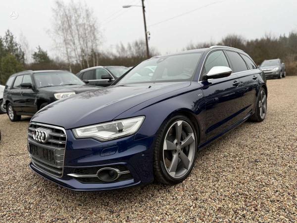 Zils Audi S6 2014 Ukmergė, ar dzinēja tilpumu 3.99 L un nobraukumu 250 tūkst. km par 18700 €, foto 1 vietnē AUTOMOTO.COM.LV
