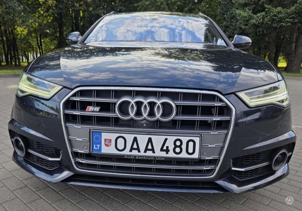 Blue Audi S6 2016 in Kaisiadorys, with an engine capacity of 3.99 L and mileage of 220 thousand km for 19870 €, photo 4 on AUTOMOTO.COM.LV