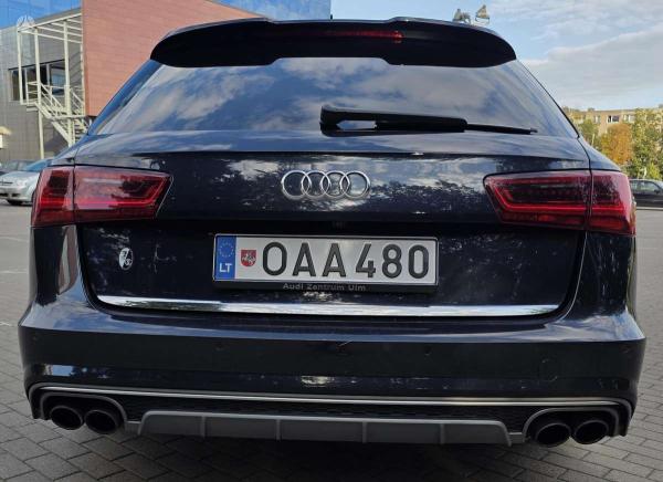 Blue Audi S6 2016 in Kaisiadorys, with an engine capacity of 3.99 L and mileage of 220 thousand km for 19870 €, photo 8 on AUTOMOTO.COM.LV