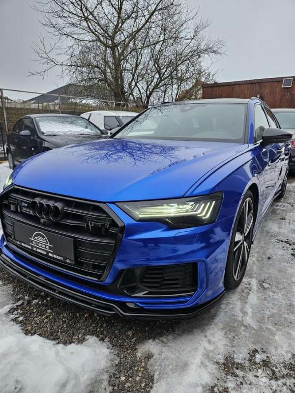 Zils Audi S6 2021 Anykščiai, ar dzinēja tilpumu 3.00 L un nobraukumu 73 tūkst. km par 46000 €, foto 1 vietnē AUTOMOTO.COM.LV