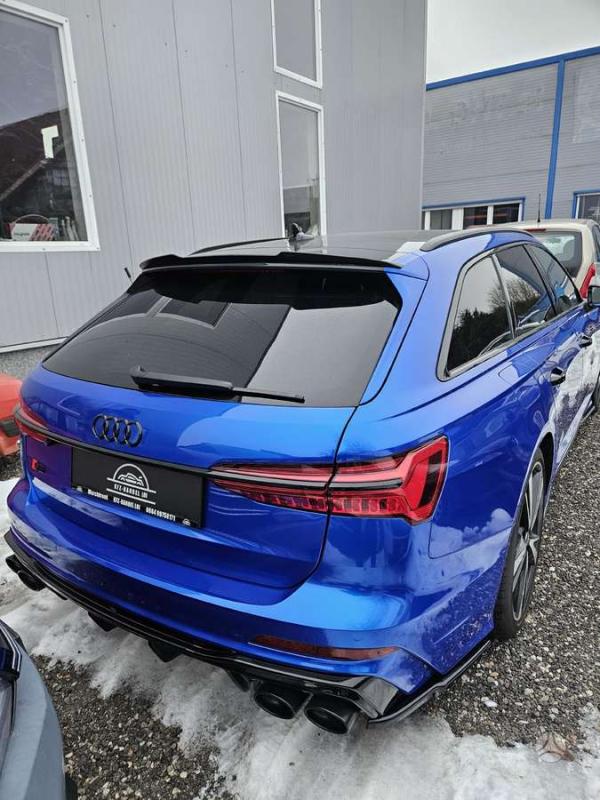 Zils Audi S6 2021 Anykščiai, ar dzinēja tilpumu 3.00 L un nobraukumu 73 tūkst. km par 46000 €, foto 2 vietnē AUTOMOTO.COM.LV