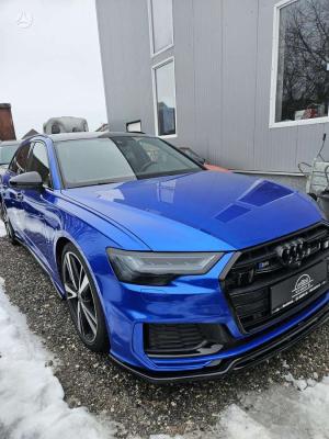 Blue Audi S6 2021 in Anyksciai, with an engine capacity of 3.00 L and mileage of 73 thousand km for 46000 €, photo 3 on AUTOMOTO.COM.LV