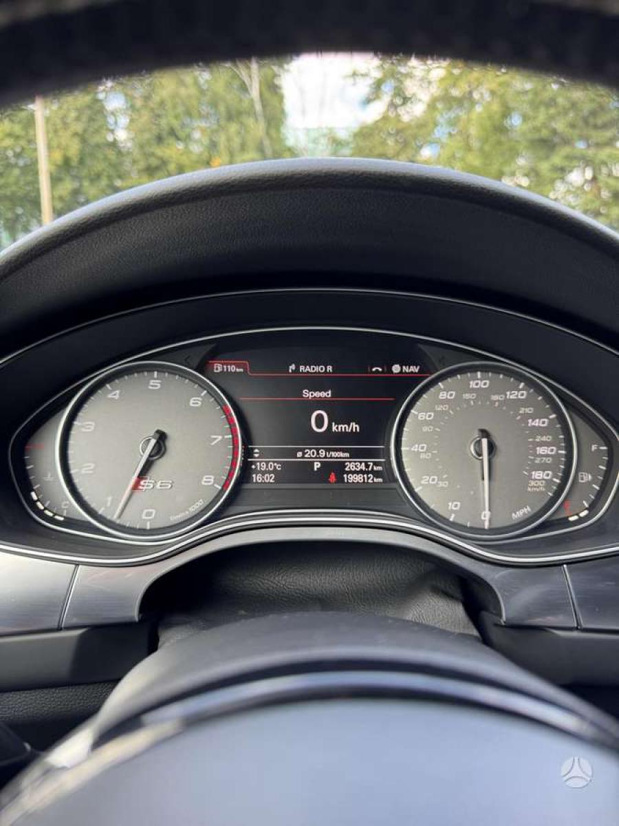 Grey Audi S6 2013 in Panevezys, with an engine capacity of 4.00 L and mileage of 200 thousand km for 20000 €, photo 21 on AUTOMOTO.COM.LV