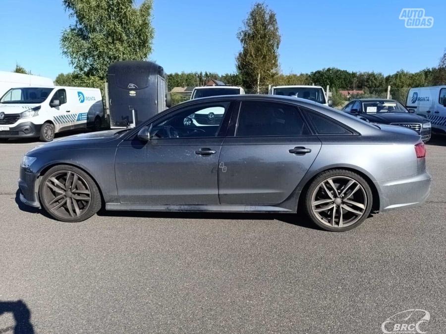 Pelēks Audi S6 2016 Avižieniai, ar dzinēja tilpumu 4.00 L un nobraukumu 158 tūkst. km par 19900 €, foto 2 vietnē AUTOMOTO.COM.LV