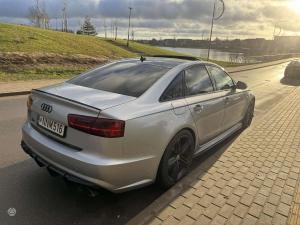 Grey Audi S6 2016 in Vilnius, with an engine capacity of 3.99 L and mileage of 220 thousand km for 25500 €, photo 5 on AUTOMOTO.COM.LV