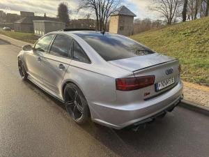Grey Audi S6 2016 in Vilnius, with an engine capacity of 3.99 L and mileage of 220 thousand km for 25500 €, photo 7 on AUTOMOTO.COM.LV