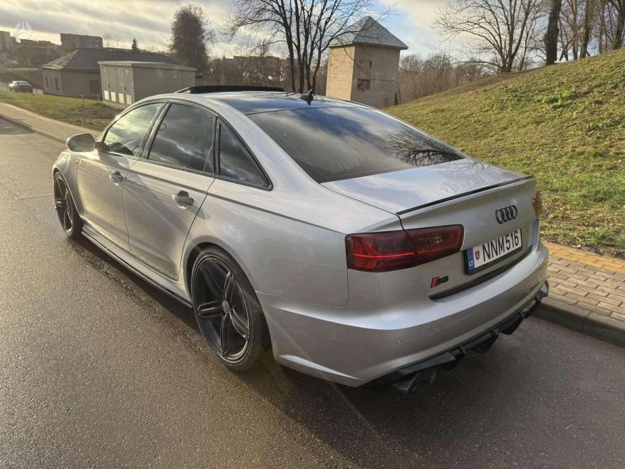 Grey Audi S6 2016 in Vilnius, with an engine capacity of 3.99 L and mileage of 220 thousand km for 25500 €, photo 7 on AUTOMOTO.COM.LV