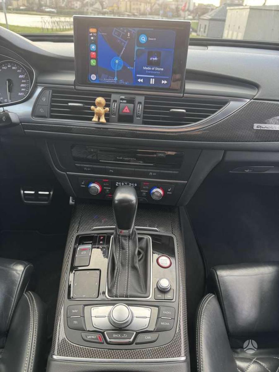 Grey Audi S6 2016 in Vilnius, with an engine capacity of 3.99 L and mileage of 220 thousand km for 25500 €, photo 14 on AUTOMOTO.COM.LV