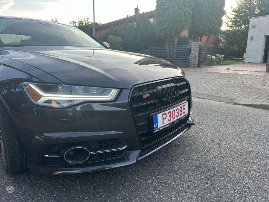 Pelēks Audi S6 2017 Kauņa, ar dzinēja tilpumu 4.00 L un nobraukumu 203 tūkst. km par 19999 €, foto 14 vietnē AUTOMOTO.COM.LV