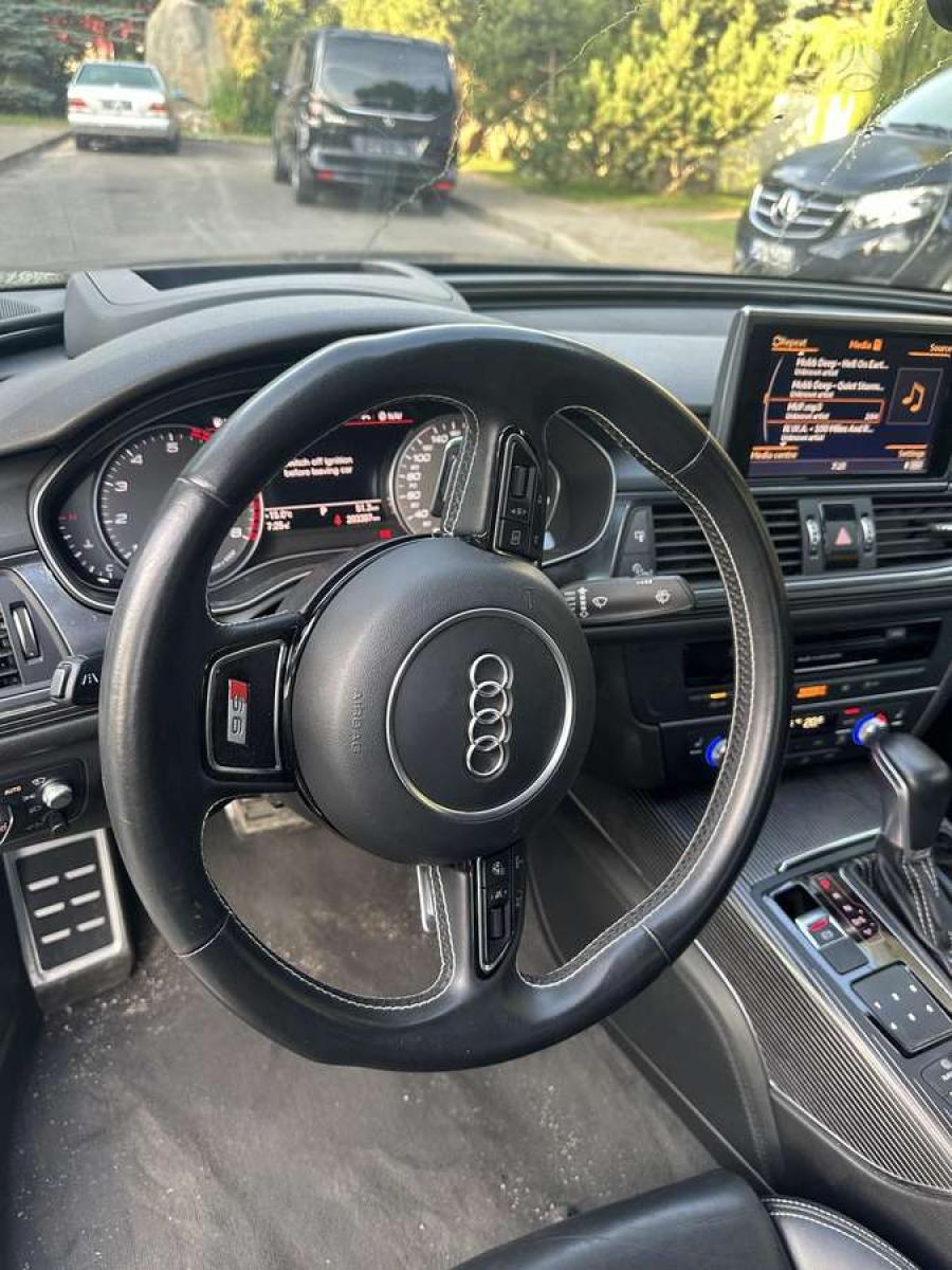 Pelēks Audi S6 2017 Kauņa, ar dzinēja tilpumu 4.00 L un nobraukumu 203 tūkst. km par 19999 €, foto 23 vietnē AUTOMOTO.COM.LV