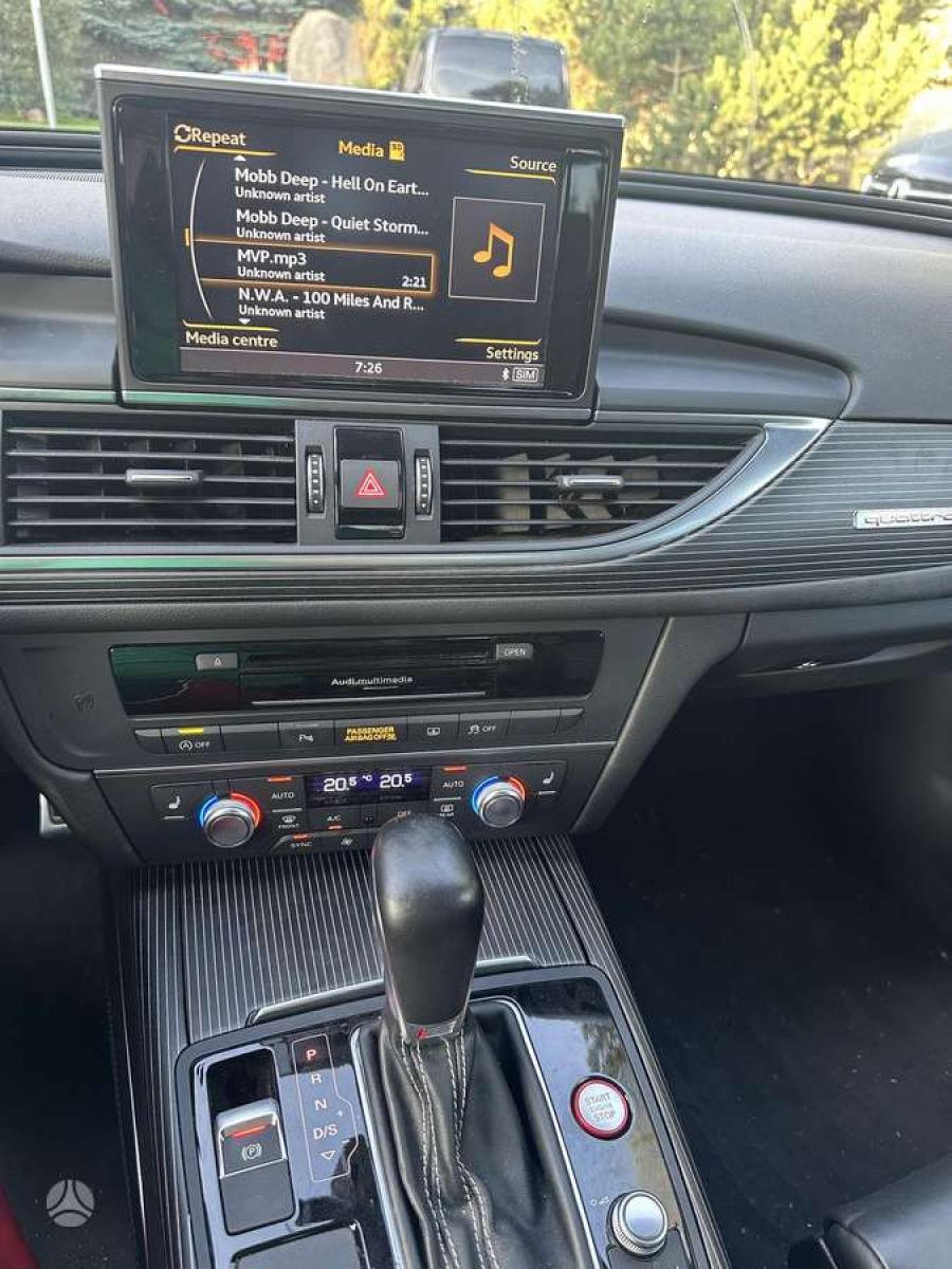 Pelēks Audi S6 2017 Kauņa, ar dzinēja tilpumu 4.00 L un nobraukumu 203 tūkst. km par 19999 €, foto 25 vietnē AUTOMOTO.COM.LV