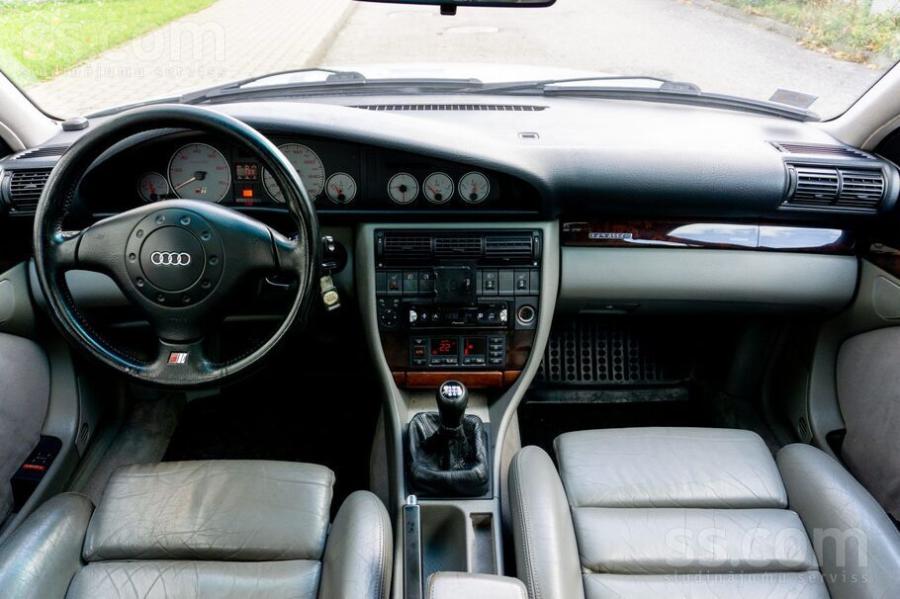 Pelēks Audi S6 1996 Rīga, ar dzinēja tilpumu 4.20 L un nobraukumu 303 tūkst. km par 7490 €, foto 12 vietnē AUTOMOTO.COM.LV