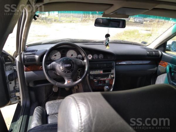 Pelēks Audi S6 1997 Rīga, ar dzinēja tilpumu 2.20 L un nobraukumu 280 tūkst. km par 8199 €, foto 6 vietnē AUTOMOTO.COM.LV