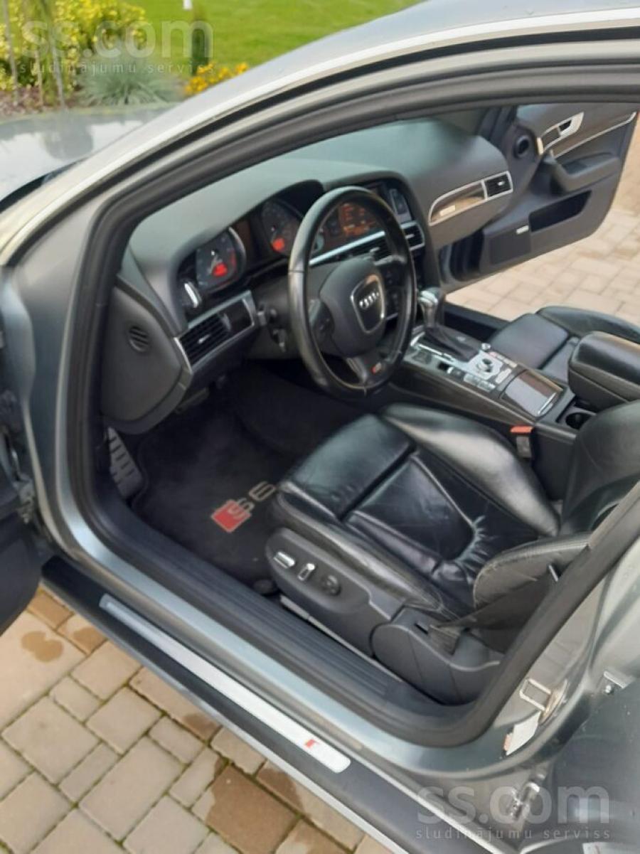 Grey Audi S6 2007 in Bauska, with an engine capacity of 5.20 L and mileage of 0 thousand km for 13500 €, photo 6 on AUTOMOTO.COM.LV