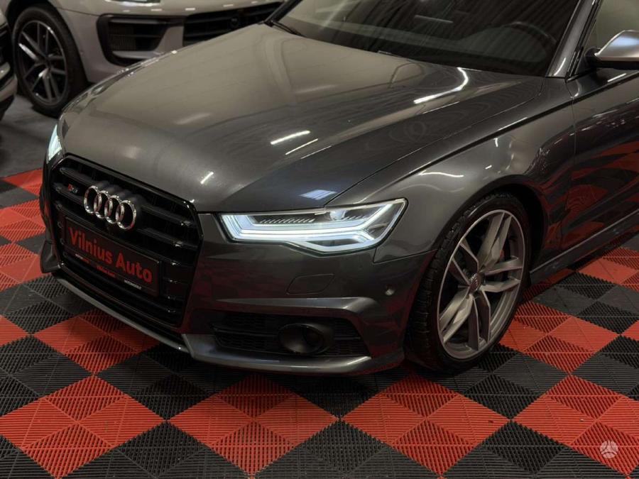 Pelēks Audi S6 2015 Viļņa, ar dzinēja tilpumu 3.99 L un nobraukumu 111 tūkst. km par 35990 €, foto 7 vietnē AUTOMOTO.COM.LV