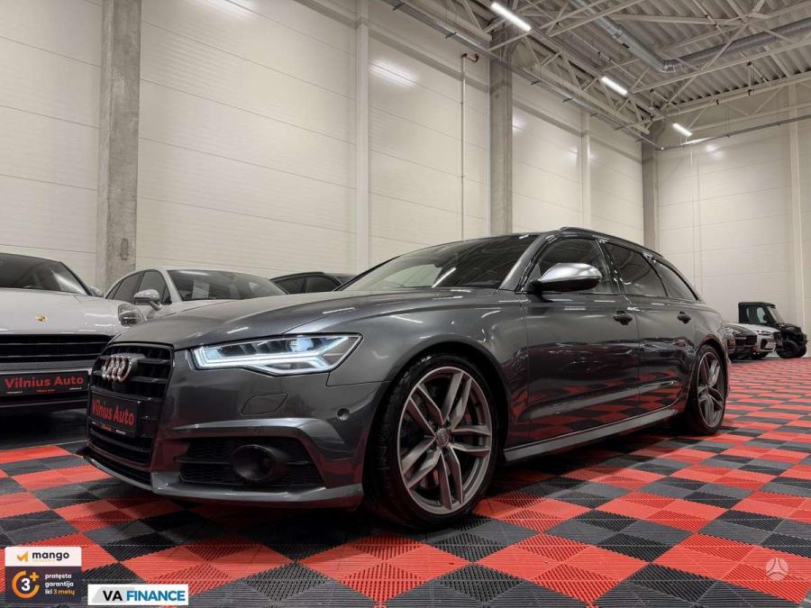 Pelēks Audi S6 2015 Viļņa, ar dzinēja tilpumu 3.99 L un nobraukumu 111 tūkst. km par 34990 €, foto 1 vietnē AUTOMOTO.COM.LV