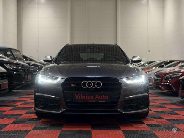 Grey Audi S6 2015 in Vilnius, with an engine capacity of 3.99 L and mileage of 111 thousand km for 34990 €, photo 2 on AUTOMOTO.COM.LV