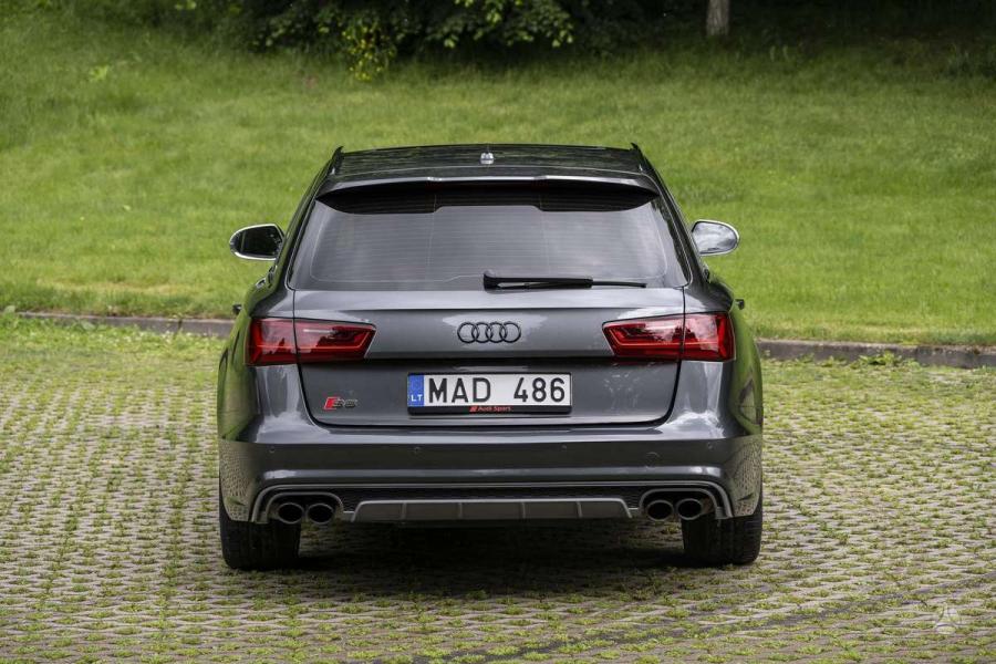Grey Audi S6 2016 in Vilnius, with an engine capacity of 3.99 L and mileage of 274 thousand km for 25000 €, photo 22 on AUTOMOTO.COM.LV