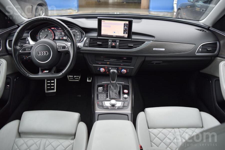 Pelēks Audi S6 2017 Rīga, ar dzinēja tilpumu 4.00 L un nobraukumu 178 tūkst. km par 25500 €, foto 5 vietnē AUTOMOTO.COM.LV