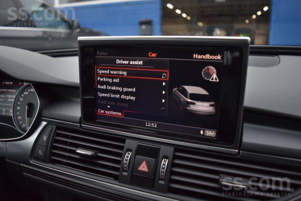 Grey Audi S6 2017 in Riga, with an engine capacity of 4.00 L and mileage of 178 thousand km for 25500 €, photo 8 on AUTOMOTO.COM.LV