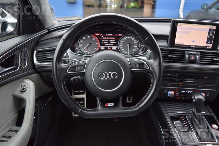 Pelēks Audi S6 2017 Rīga, ar dzinēja tilpumu 4.00 L un nobraukumu 178 tūkst. km par 25500 €, foto 12 vietnē AUTOMOTO.COM.LV