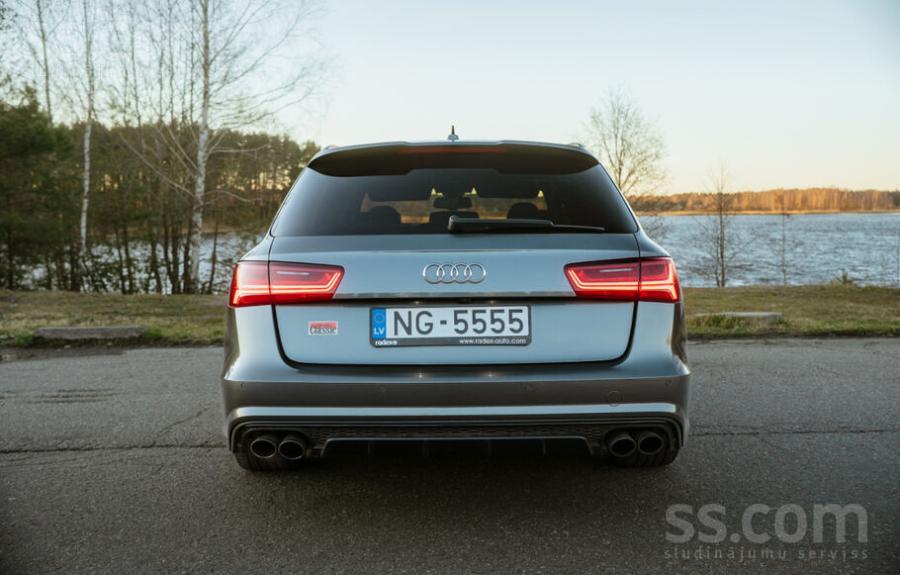 Pelēks Audi S6 2017 Rīga, ar dzinēja tilpumu 4.00 L un nobraukumu 0 tūkst. km par 19850 €, foto 4 vietnē AUTOMOTO.COM.LV
