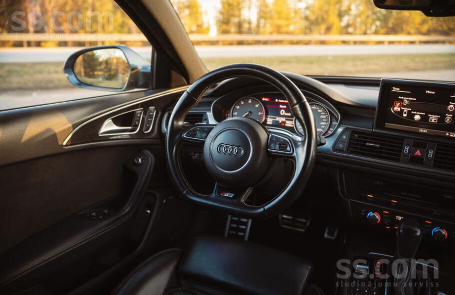 Pelēks Audi S6 2017 Rīga, ar dzinēja tilpumu 4.00 L un nobraukumu 0 tūkst. km par 19850 €, foto 6 vietnē AUTOMOTO.COM.LV