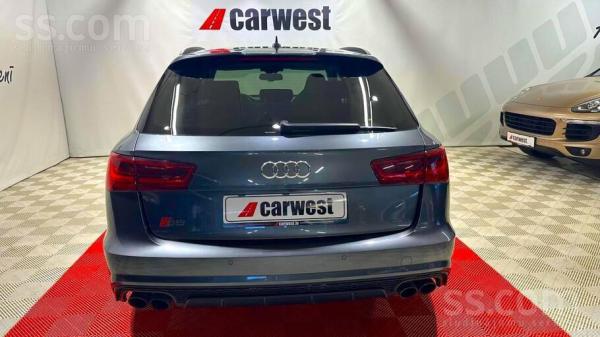 Grey Audi S6 2018 in Riga, with an engine capacity of 4.00 L and mileage of 80 thousand km for 38000 €, photo 5 on AUTOMOTO.COM.LV