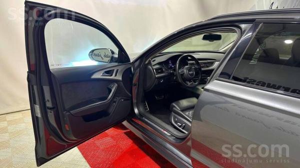 Grey Audi S6 2018 in Riga, with an engine capacity of 4.00 L and mileage of 80 thousand km for 38000 €, photo 7 on AUTOMOTO.COM.LV