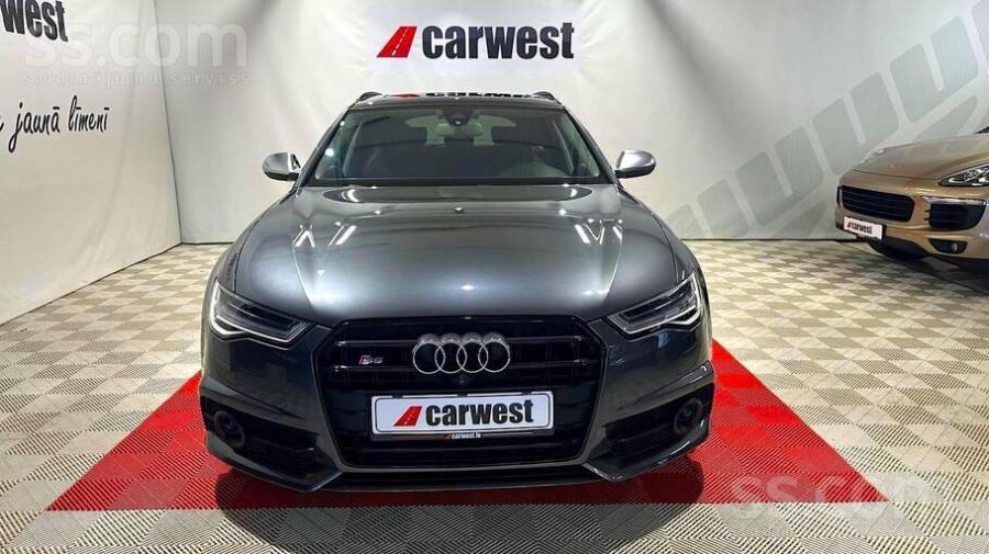 Grey Audi S6 2018 in Riga, with an engine capacity of 4.00 L and mileage of 80 thousand km for 38000 €, photo 3 on AUTOMOTO.COM.LV