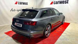 Grey Audi S6 2018 in Riga, with an engine capacity of 4.00 L and mileage of 80 thousand km for 38000 €, photo 5 on AUTOMOTO.COM.LV
