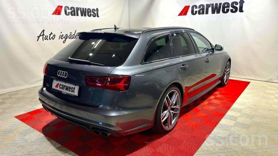 Grey Audi S6 2018 in Riga, with an engine capacity of 4.00 L and mileage of 80 thousand km for 38000 €, photo 5 on AUTOMOTO.COM.LV