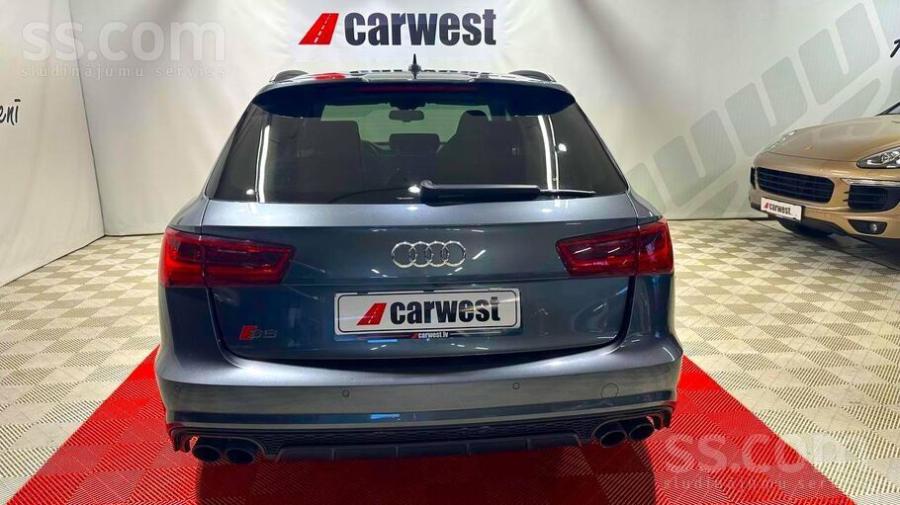 Grey Audi S6 2018 in Riga, with an engine capacity of 4.00 L and mileage of 80 thousand km for 38000 €, photo 6 on AUTOMOTO.COM.LV