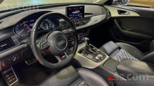 Grey Audi S6 2018 in Riga, with an engine capacity of 4.00 L and mileage of 80 thousand km for 38000 €, photo 13 on AUTOMOTO.COM.LV