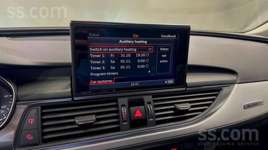 Grey Audi S6 2018 in Riga, with an engine capacity of 4.00 L and mileage of 80 thousand km for 38000 €, photo 18 on AUTOMOTO.COM.LV
