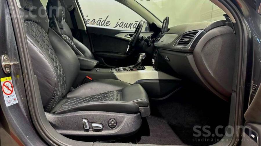 Grey Audi S6 2018 in Riga, with an engine capacity of 4.00 L and mileage of 80 thousand km for 38000 €, photo 23 on AUTOMOTO.COM.LV