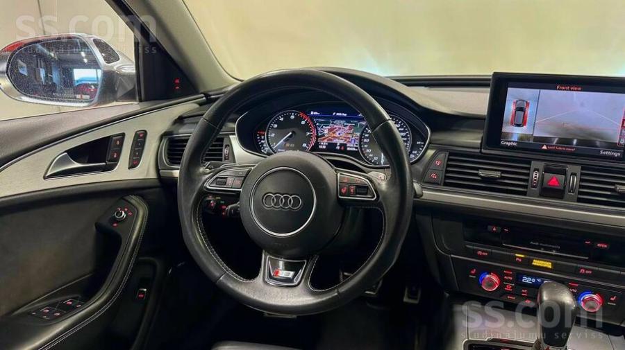 Grey Audi S6 2018 in Riga, with an engine capacity of 4.00 L and mileage of 80 thousand km for 38000 €, photo 27 on AUTOMOTO.COM.LV