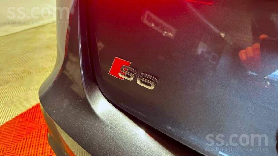 Grey Audi S6 2018 in Riga, with an engine capacity of 4.00 L and mileage of 80 thousand km for 38000 €, photo 34 on AUTOMOTO.COM.LV