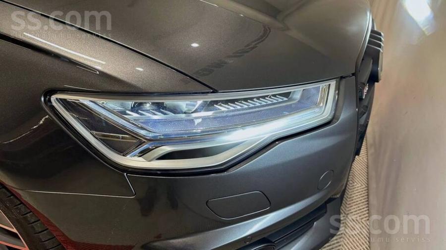 Grey Audi S6 2018 in Riga, with an engine capacity of 4.00 L and mileage of 80 thousand km for 38000 €, photo 35 on AUTOMOTO.COM.LV