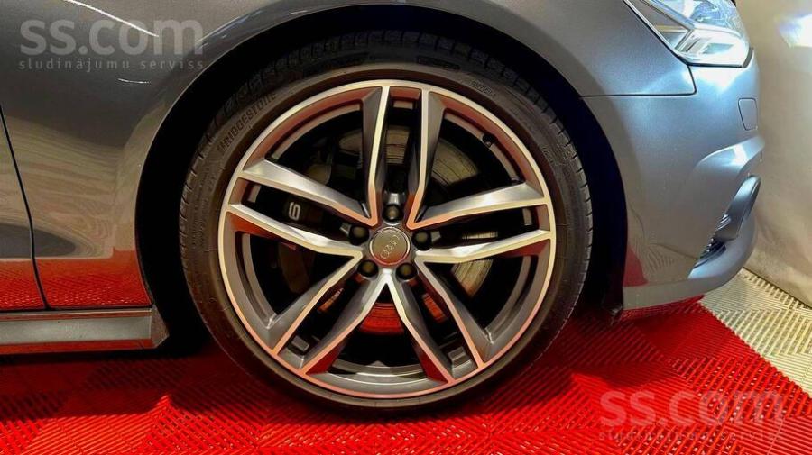 Grey Audi S6 2018 in Riga, with an engine capacity of 4.00 L and mileage of 80 thousand km for 38000 €, photo 36 on AUTOMOTO.COM.LV