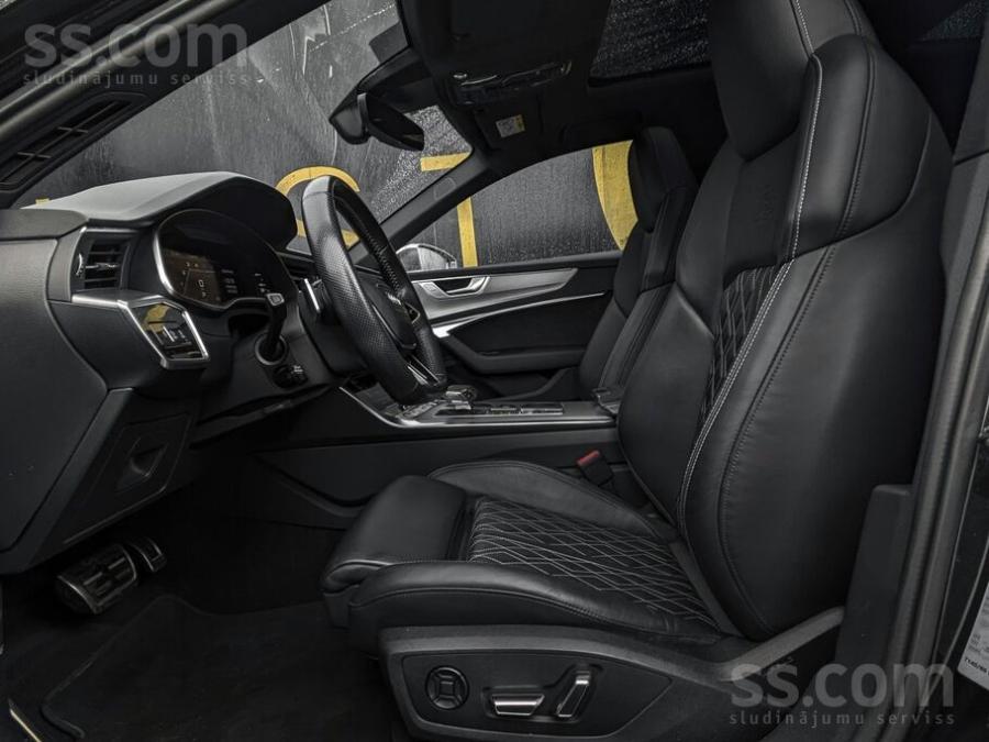 Grey Audi S6 2020 in Tukums, with an engine capacity of 3.00 L and mileage of 181 thousand km for 34500 €, photo 7 on AUTOMOTO.COM.LV